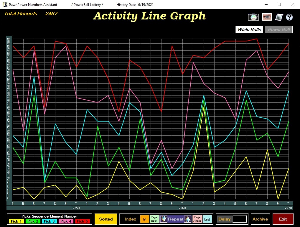 Powerball Numbers Assistant / Screen-Shots
